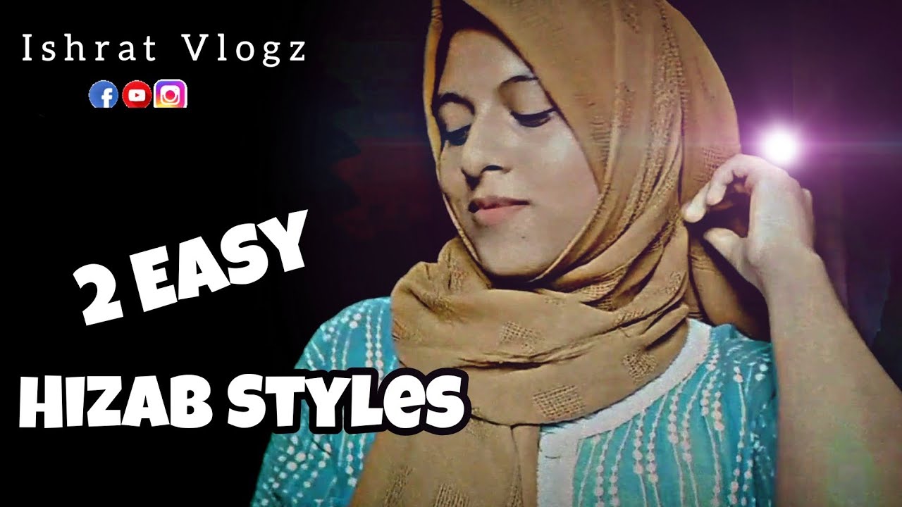 2 minitue hizab tutorial|Hizab Tutorial|Easy hizab style without inner ...