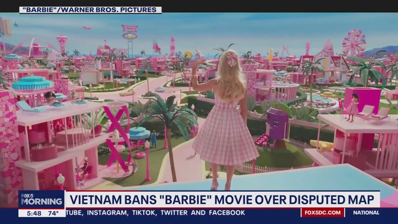 Vietnam bans Barbie movie over disputed map - YouTube