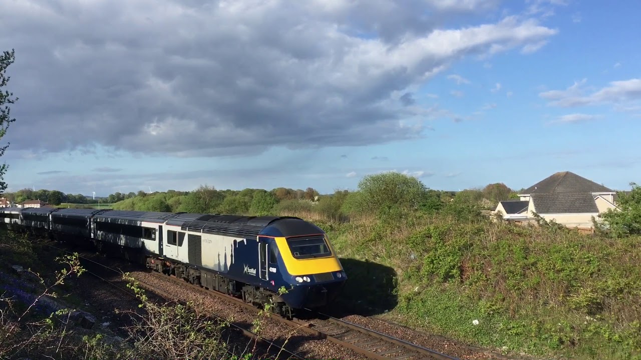 *FULL SCOTRAIL HST* 43168 and 43140 working 1B40 Aberdeen to Edinburgh ...