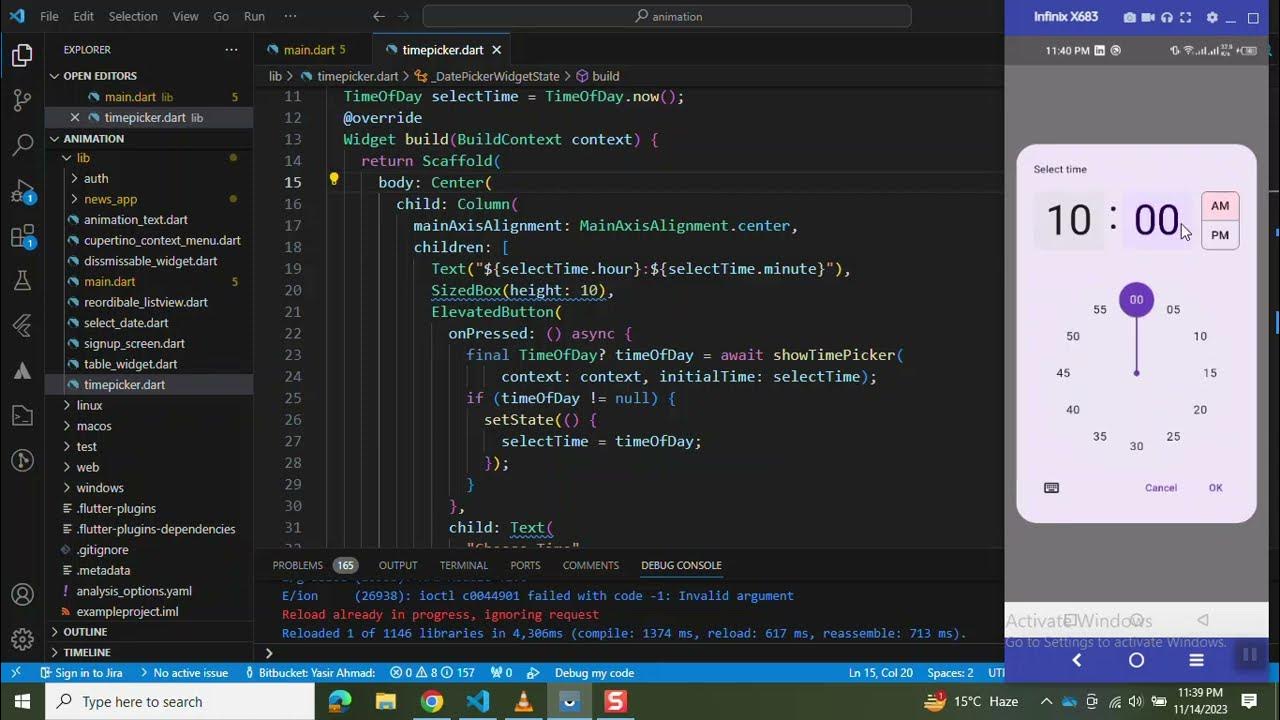 Time Picker | Flutter | Dart - YouTube