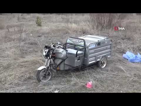 #Konya’da elektrikli motosiklet devrildi, sürücü hayatını kaybetti