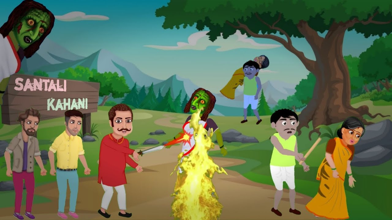 Santali New bhoot Cartoon 2023 || SK SANTALI CARTOON || - YouTube