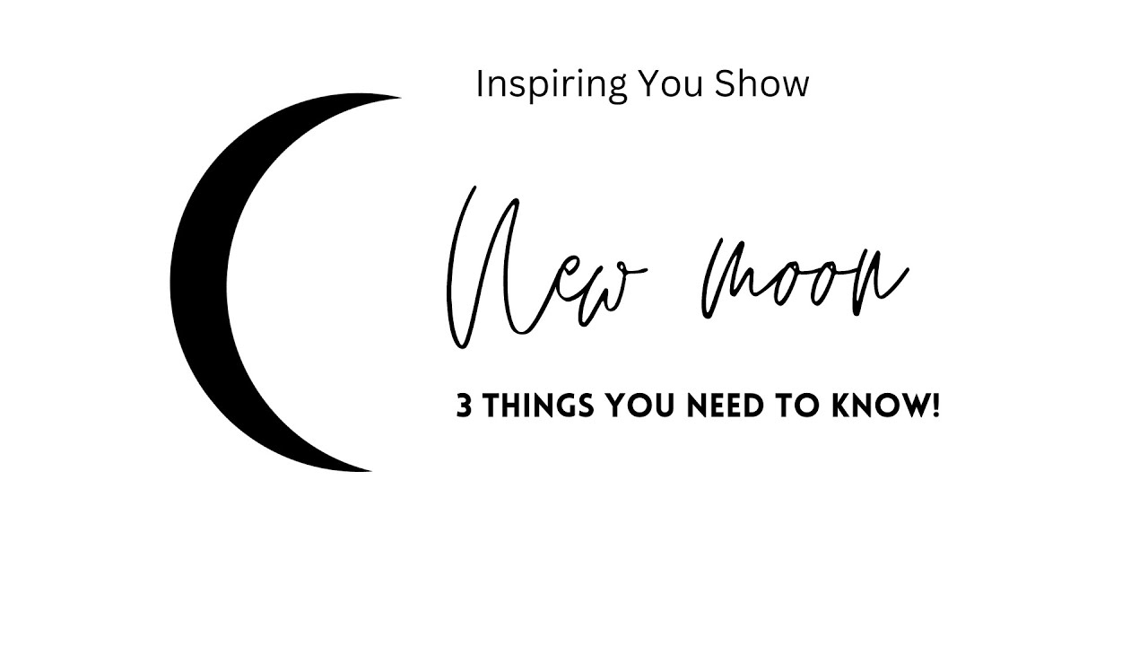 January New Moon - 3 Things You Need To Know! - YouTube
