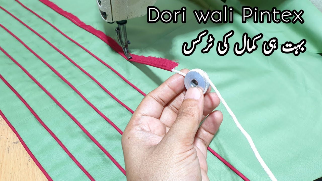Amazing Best Sewing Tricks _ Piping Dori wali Pintex Tricks Simple ...