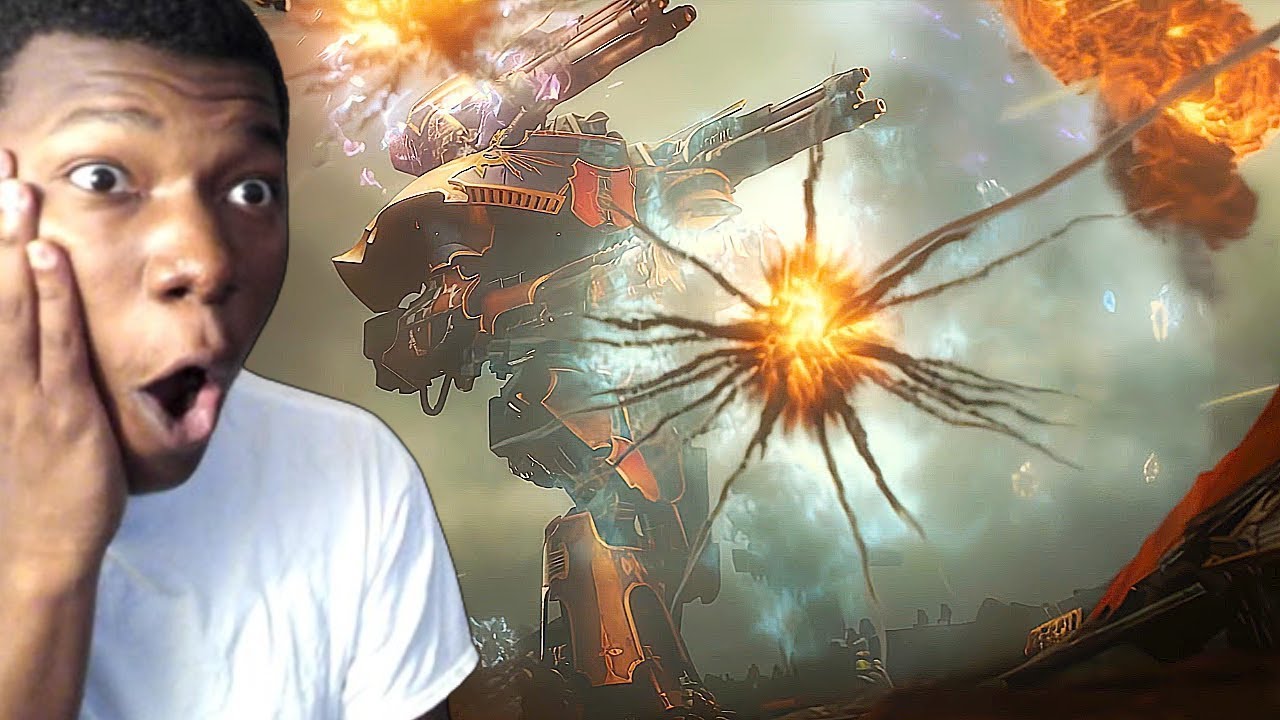 Warhammer 40K Primarch Horus Gets Mad Scene Cinematic 4K REACTION - YouTube