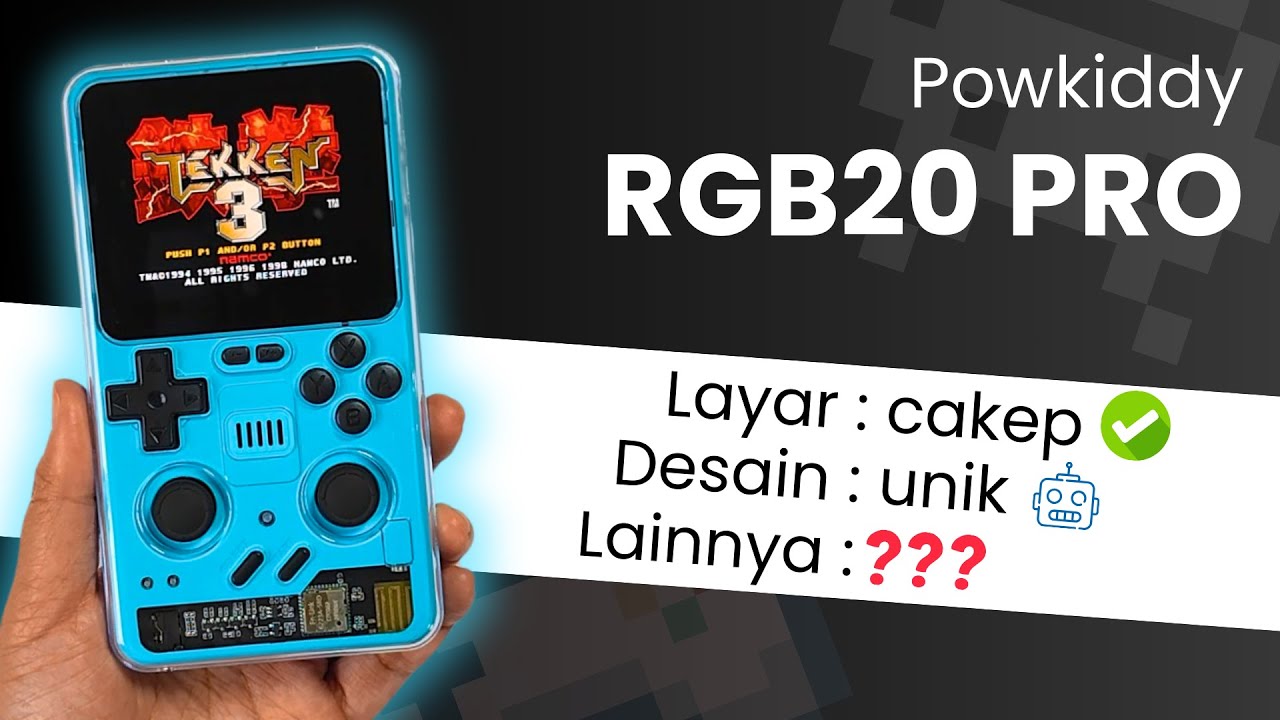 Powkiddy RGB20 Pro Review – Handheld Retro Layar Tajam, Desain Nyentrik ...