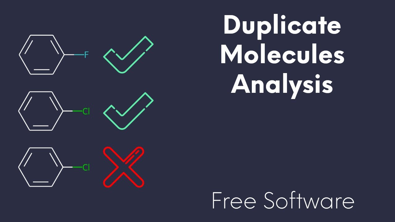 Duplicate Molecules Analysis Tutorial in ChemMaster for Drug Design ...