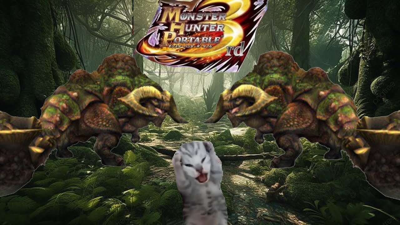 MH3rd PORTABLE multiplayer hunt dual Duramborous - YouTube