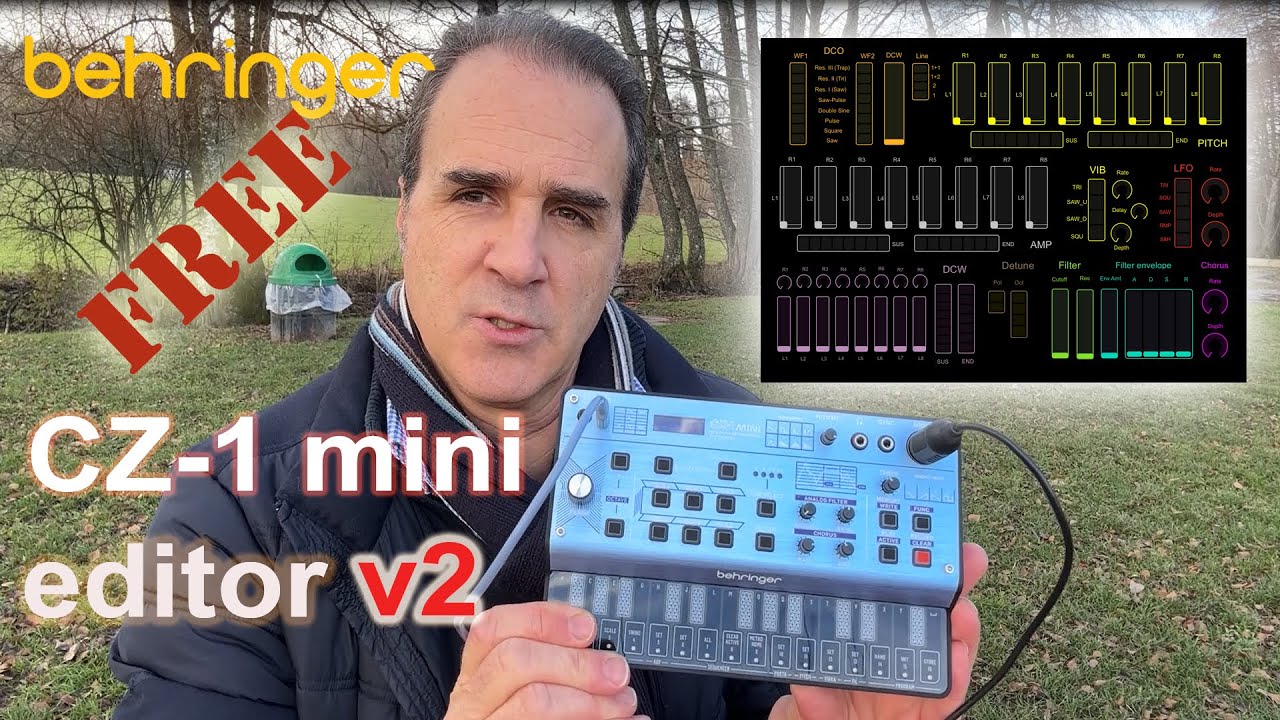 Behringer CZ-1 Mini editor v2 / Free download - YouTube