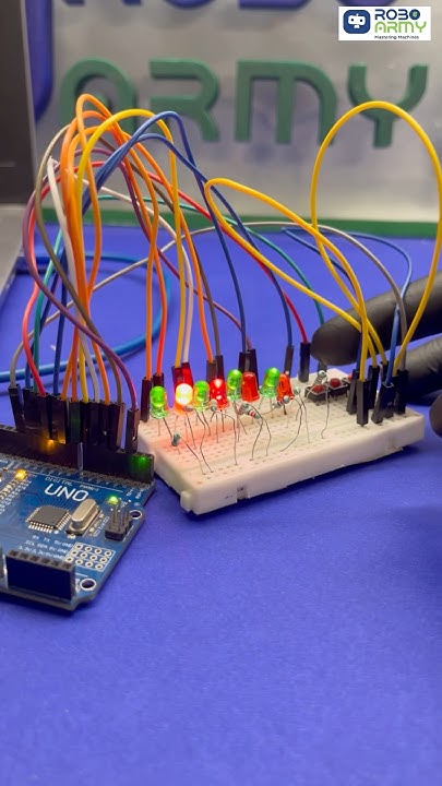 Colorful LED disco light show – coded with Arduino magic #roboarmy #discolights #arduinoproject ...