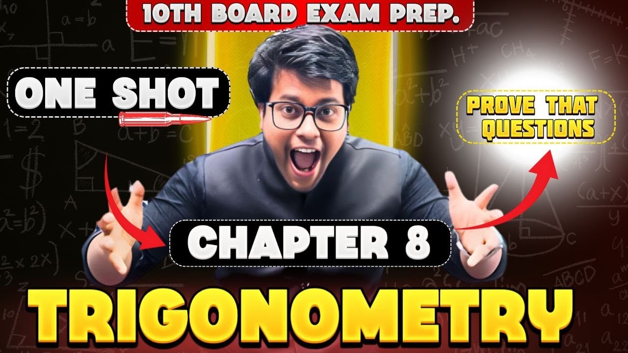 Trigonometry Identities 🔥Prove That Questions | Class 10 Maths Chapter ...