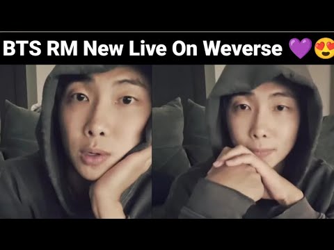 Today BTS RM Live🔴 On Weverse New Live 🥳 19.10.2023 - YouTube
