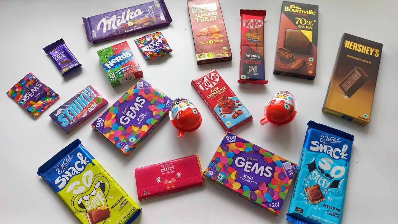 So many chocolates, surprise toys, chocolate opening video, lots of ...