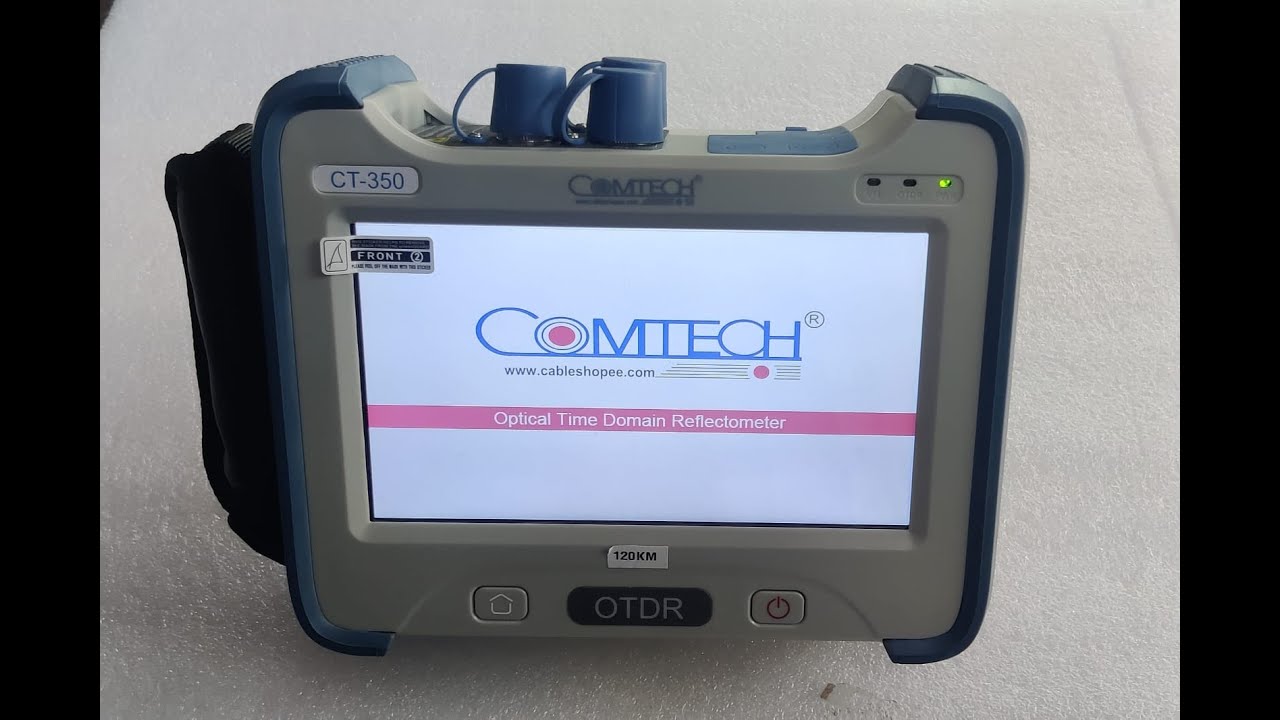 COMTECH CT-350 OTDR | Fiber Testing Demo | How to Use OTDR | Event Map ...