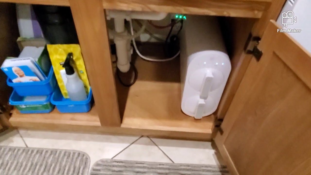 waterdrop G2 P600 installed and tested the well water and filtered ...