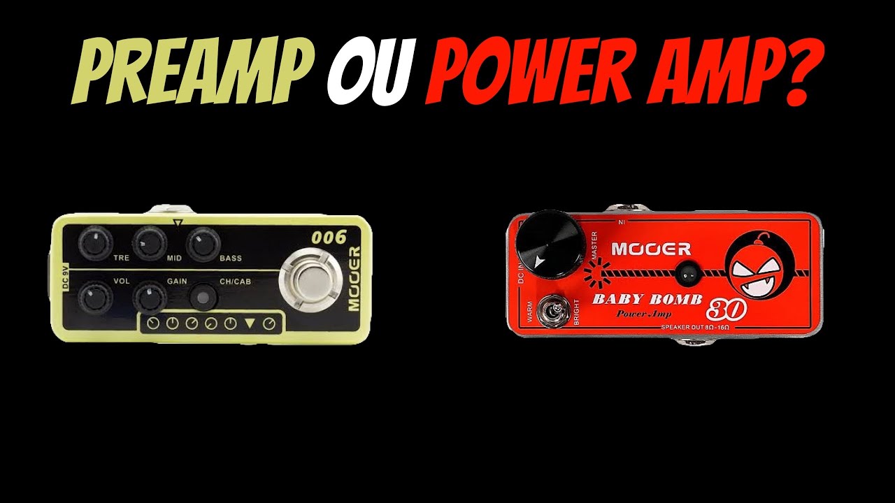 PRE AMP OU POWER AMP? QUAL A DIFERENÇA ENTRE OS DOIS - YouTube