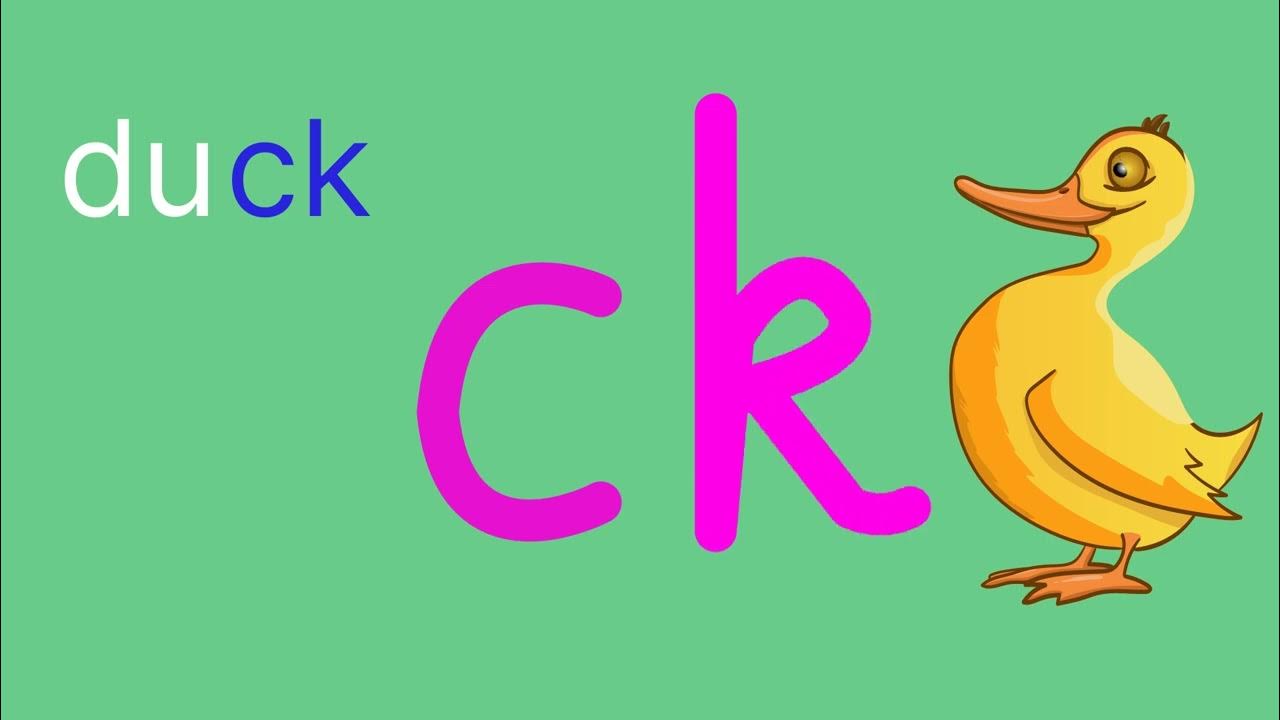 CK Digraph: Learn the Quack-tastic 'Duck' Sound in 21 Seconds!" - YouTube