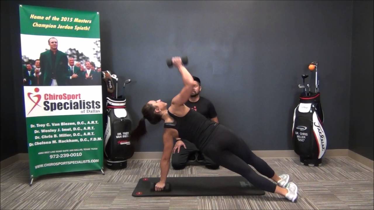 Plank Row to Rotation - YouTube