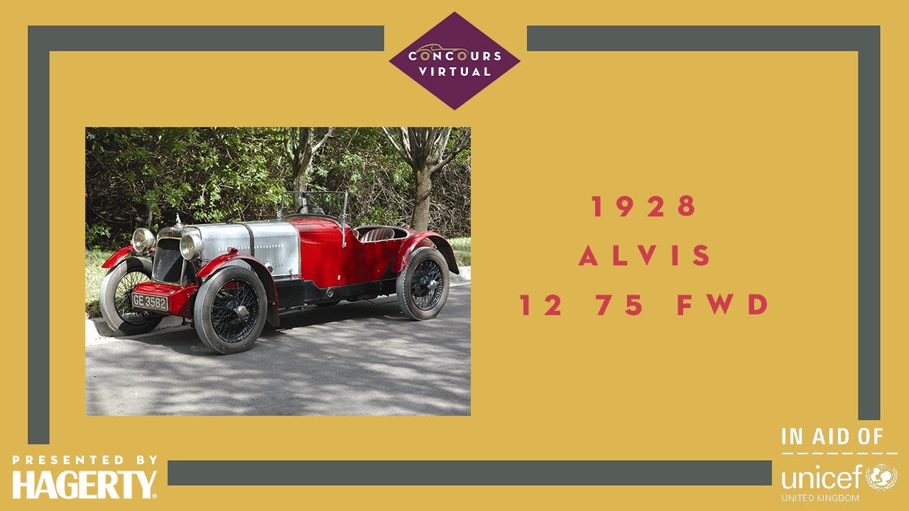 Class D: Pre-War Supercars | 1928 Alvis 12 75 FWD - YouTube