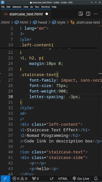Fun Text Effect In Html And Css Coding Webdesign Webcoding Webdevelopment Html5 Youtube