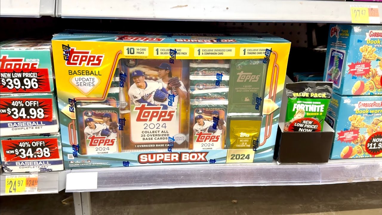 NEW RELEASE! THE 2024 TOPPS UPDATE SUPER BOXES ARE FINALLY OUT! - YouTube