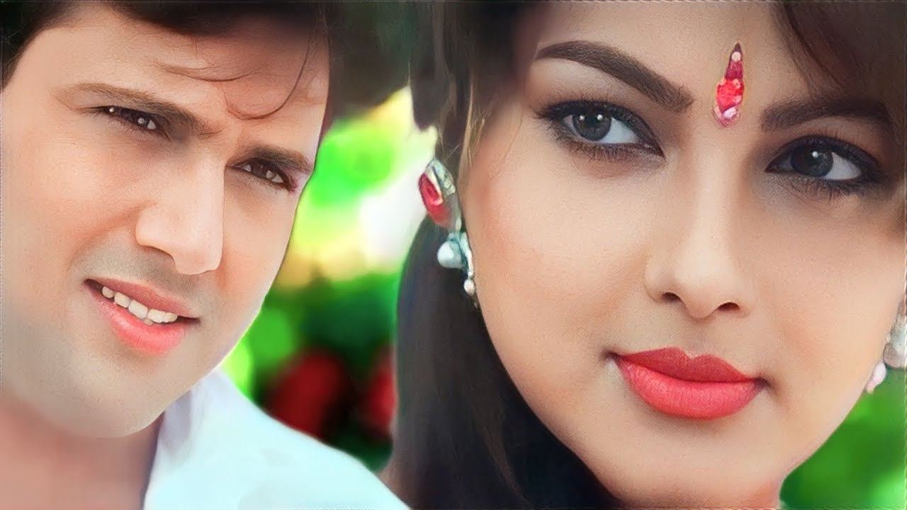 Chanda Sitare Bindiya Tumhari | 4K HD Video Song - Naseeb (1998) Alka ...