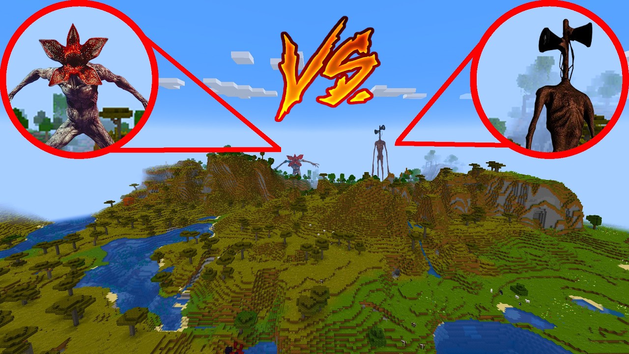 Siren Head vs Demogorgon: Minecraft Ultimate Showdown! - YouTube