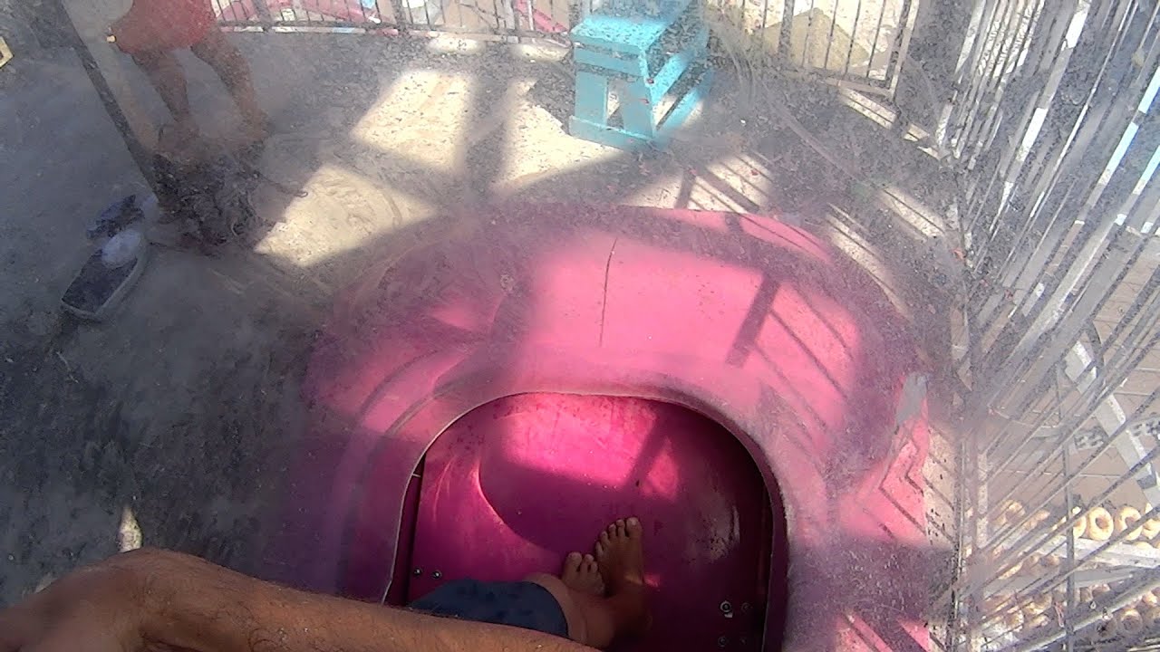 Aqua Loop Water Slide at Calypso Waterpark - YouTube