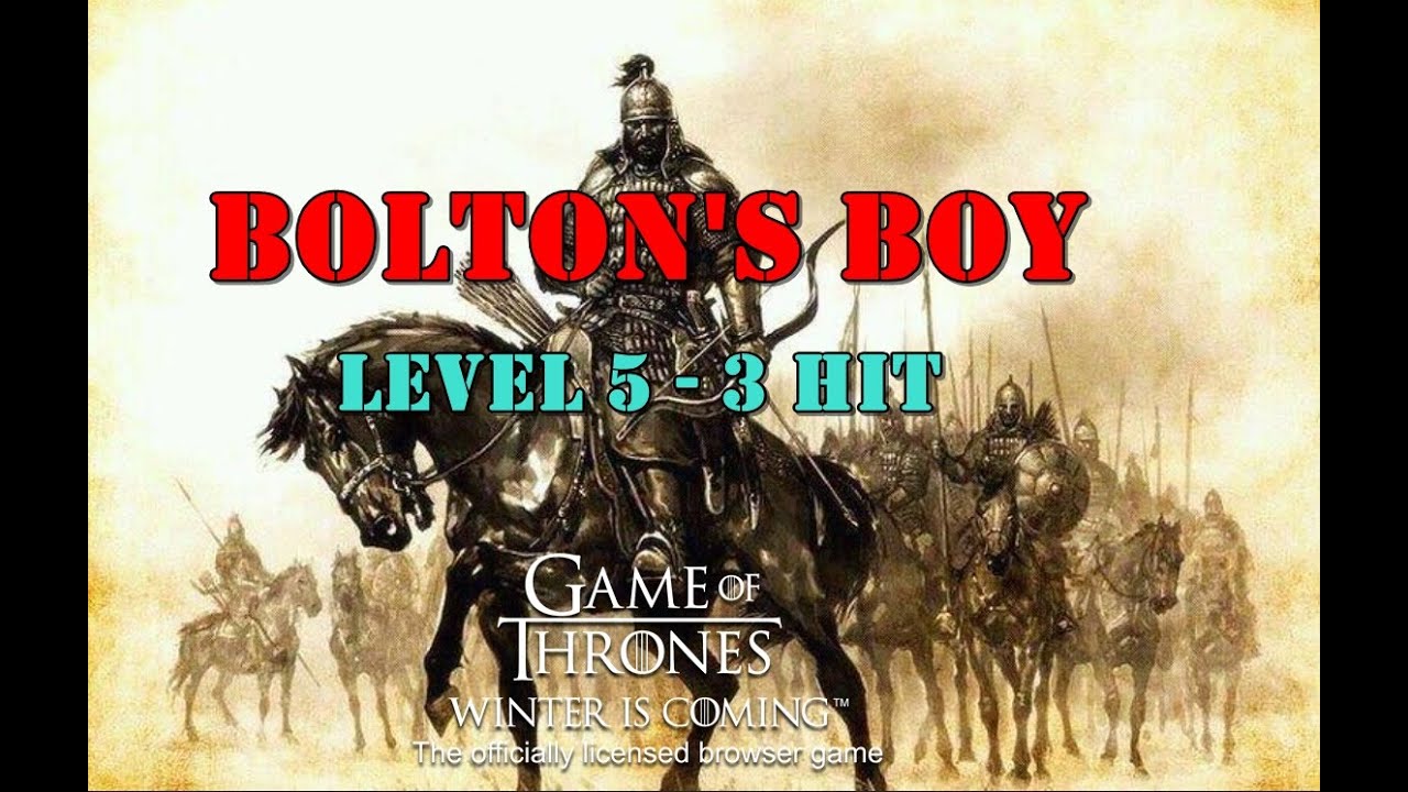 GOTWIC - Bolton's Boy 5 level-3 hit - YouTube