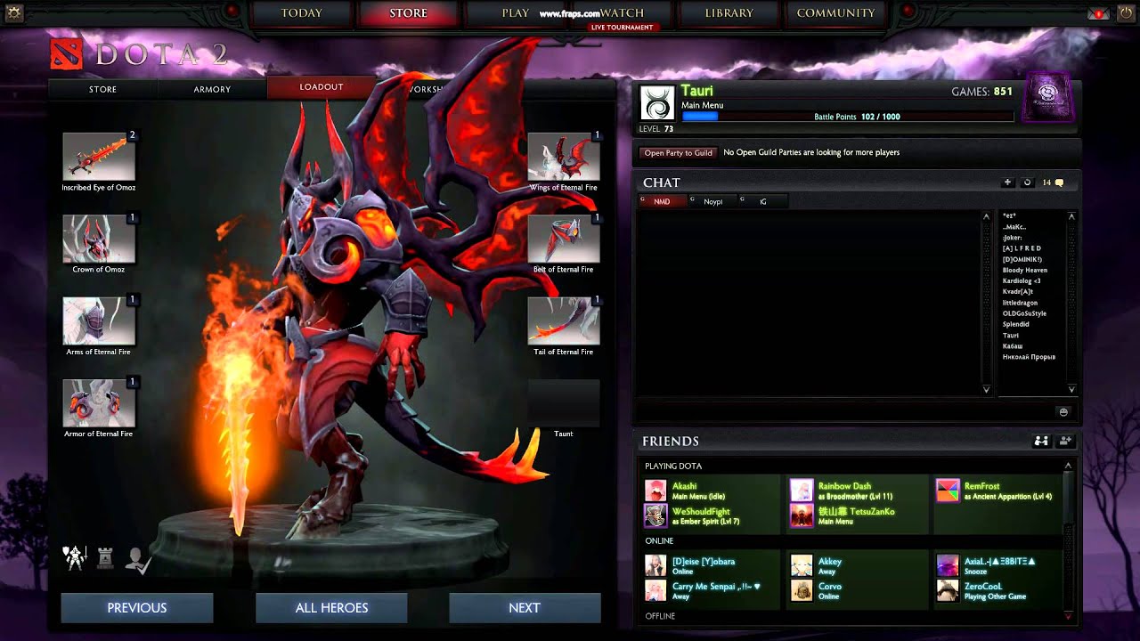 Doom Dota 2 Armor Set - YouTube