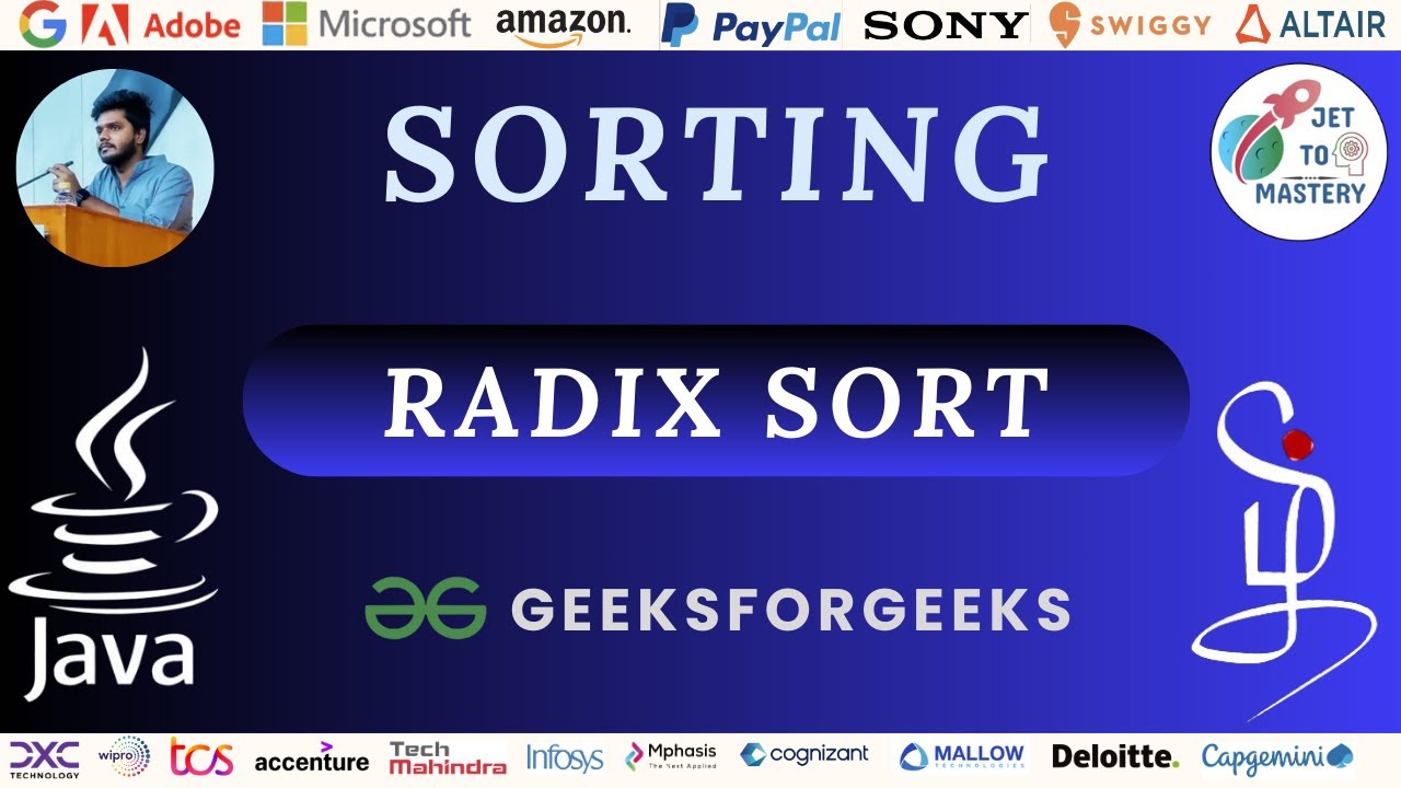 Radix Sort Algorithm Efficient Sorting With Java Dsa Tamil 4767