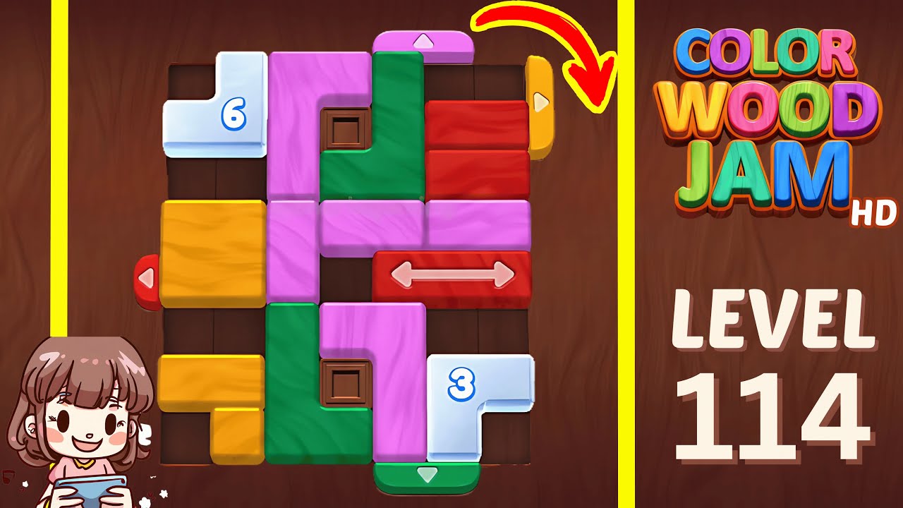 Color Wood Jam Level 114 Solution Walkthrough - YouTube