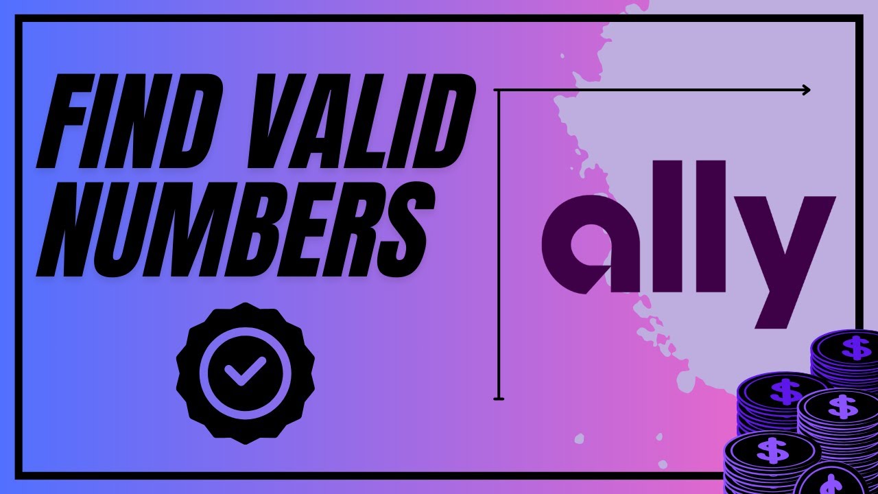 How to find Valid Ally Bank Phone Numbers - YouTube