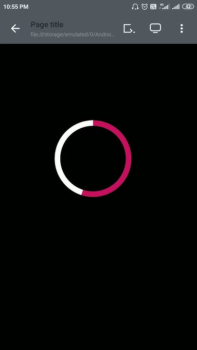 New preloader loading animation Design using HTML and CSS progressive circle border #CSS - YouTube
