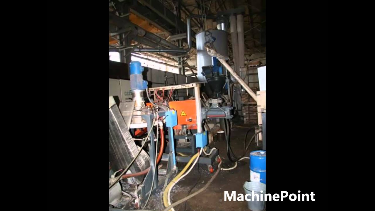 TECNOVA second hand machine Single screw repelletizing line ...