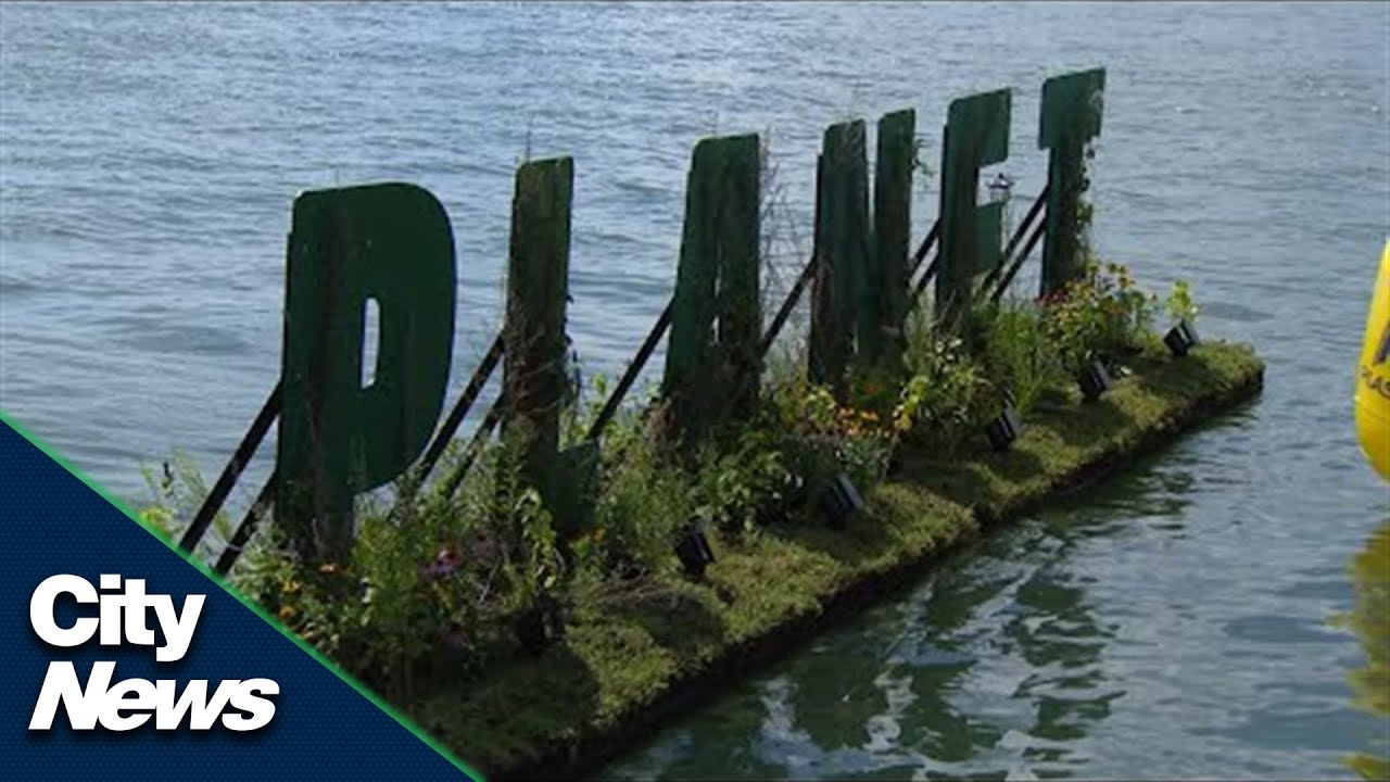 Floating art with a message - YouTube