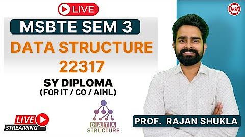 MSBTE SEM 3 - DSU FOR IT / CO / AIML | SY DIPLOMA | K SCHEME - YouTube