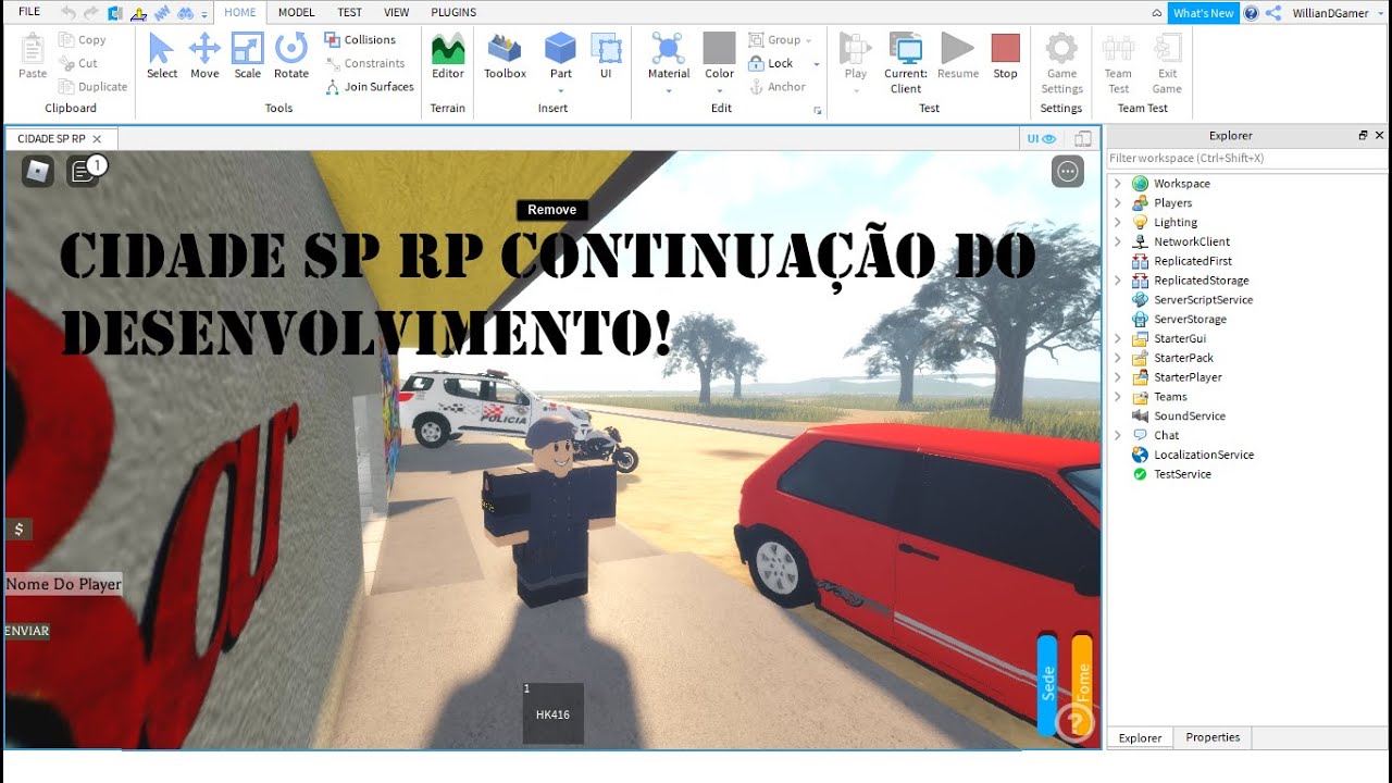 ROBLOX STUDIO CIDADE SP RP #2 - YouTube