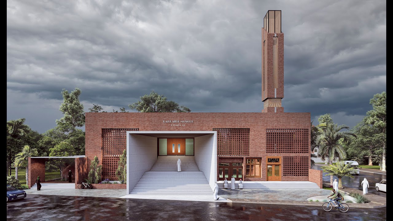 Design of a mosque _ Architectural animation - YouTube