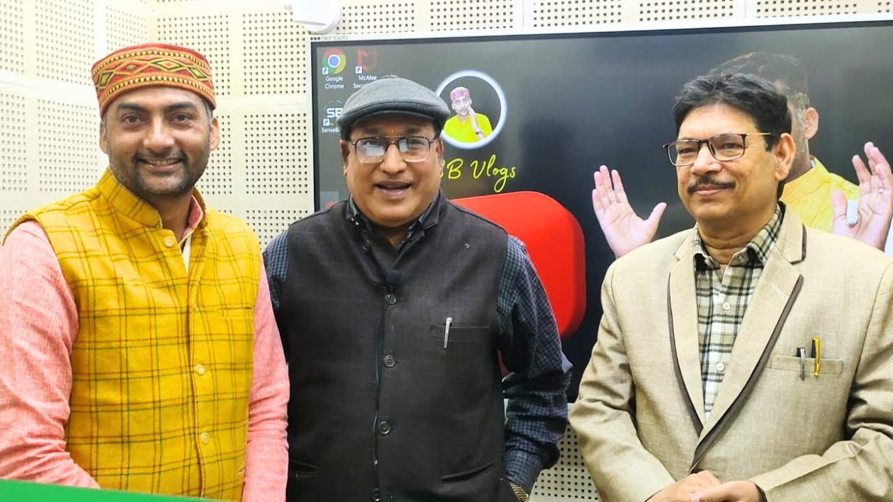 Rasraj Guruji Aur CDO Dr. RK Trivedi Ji Sanskritganga Me Padhare - YouTube