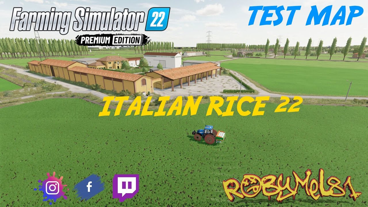 ITALIAN RICE 22 , MAPPA BASE (PARTE1) (Console/Pc) TEST MAP (Pc/Console ...