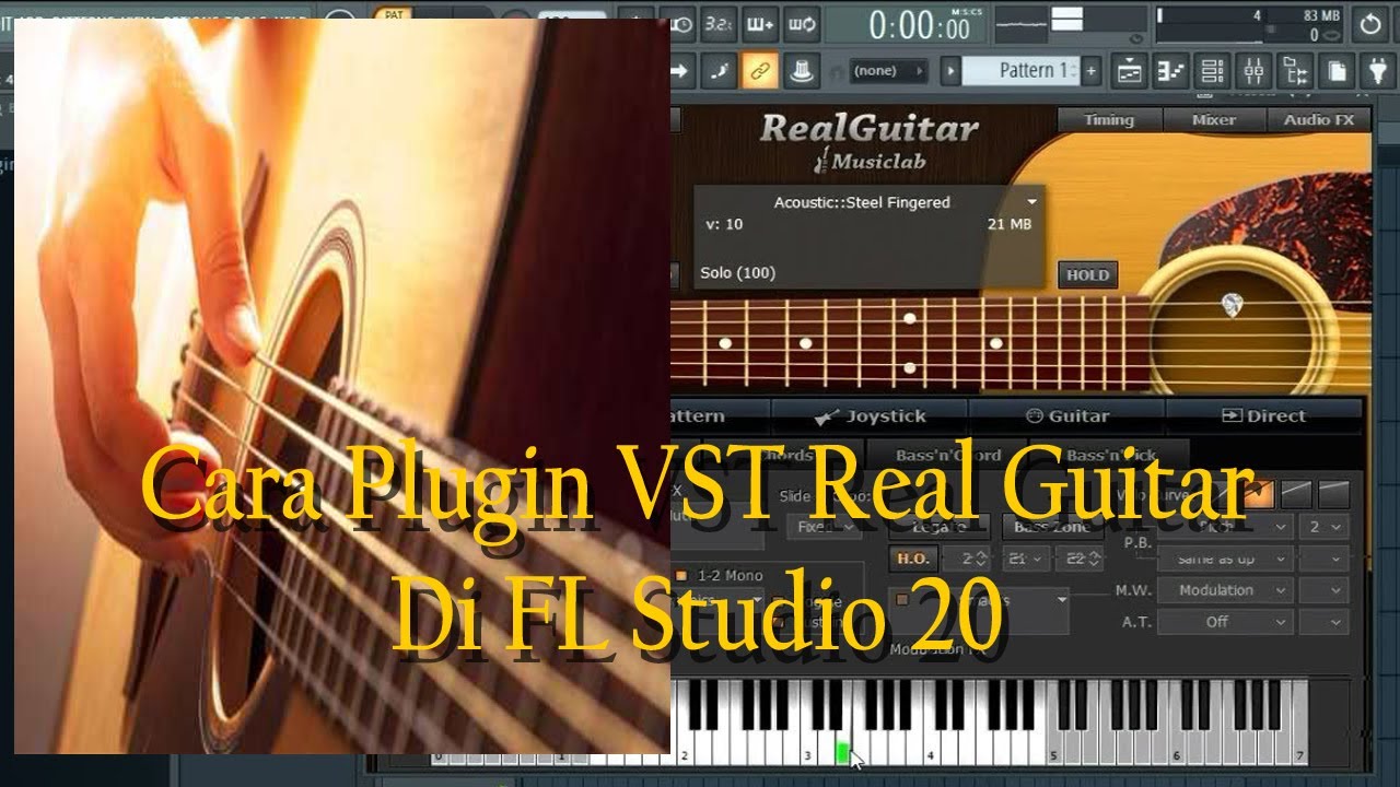 Cara plugin vst real guitar ke fl studio 20 - YouTube