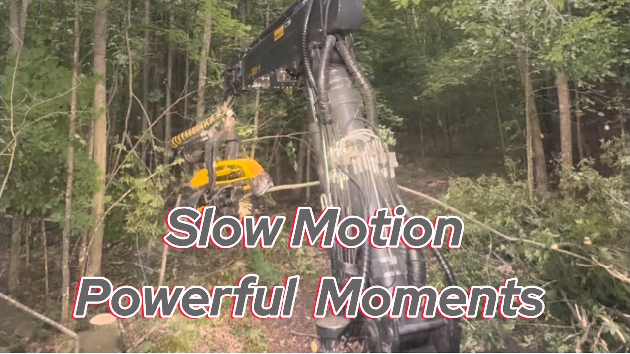 Ponsse H8 | Hard Wood | Slow Motion | Power | - YouTube