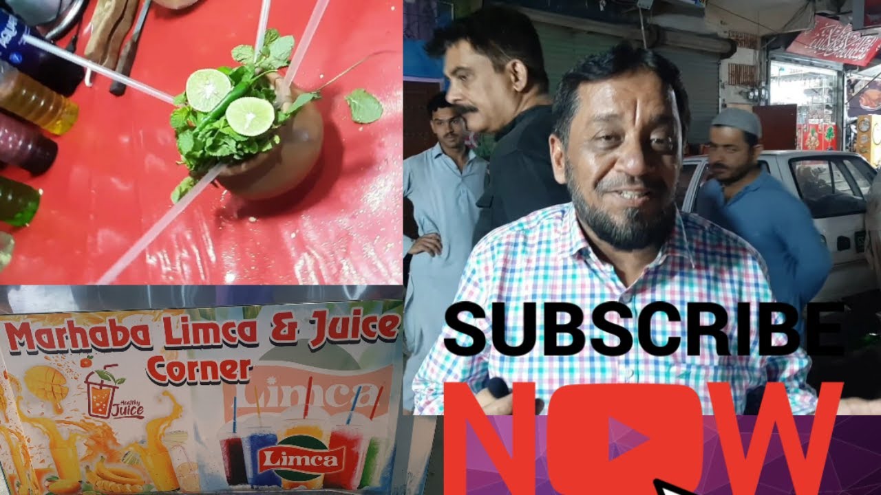 Unique Style Matka Soda | Special Limca Soda | Hussianabad street Food ...