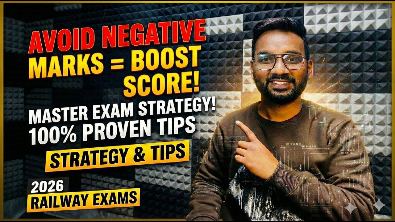 How to Increase Marks in Mock Tests & Avoid Negative Marking | RRB JE ...