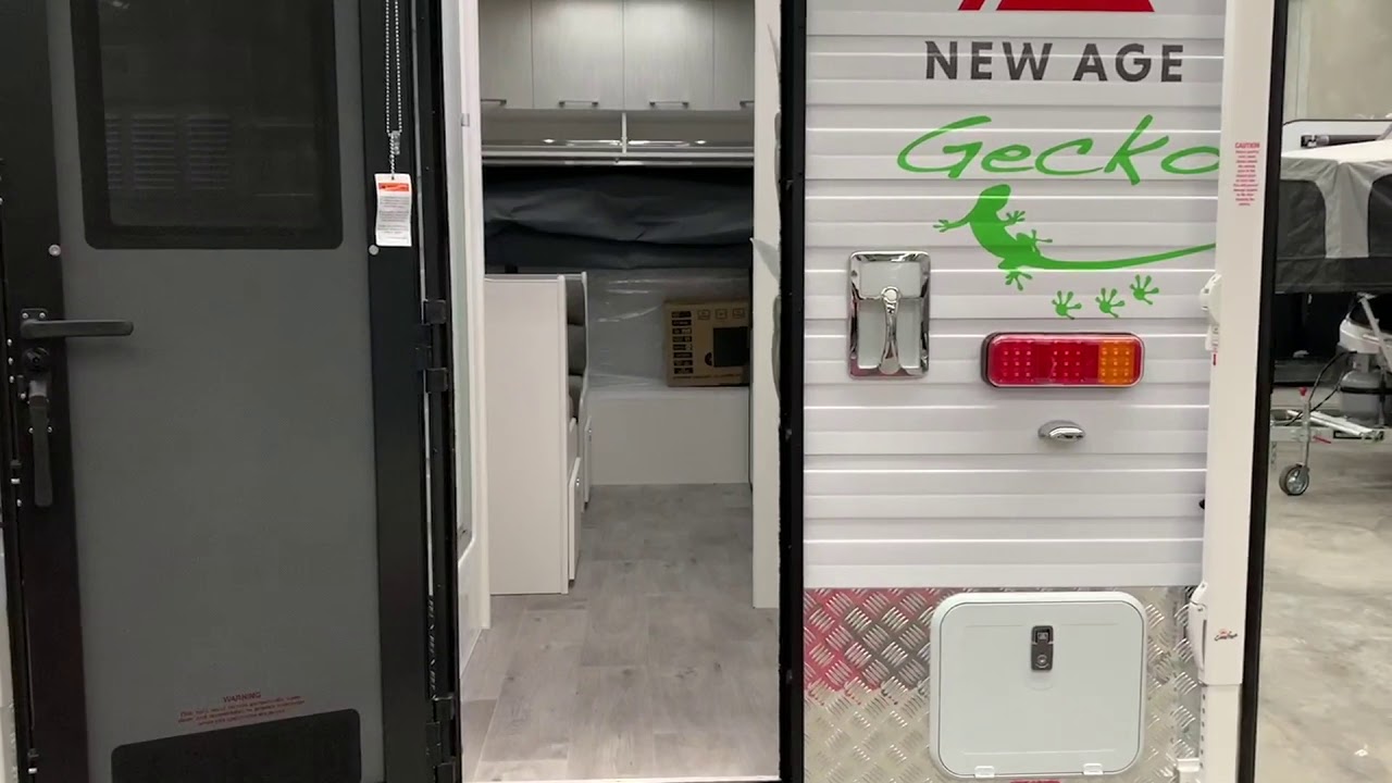 New Age Caravans Melbourne Presents Gecko 11ft Comfort - YouTube