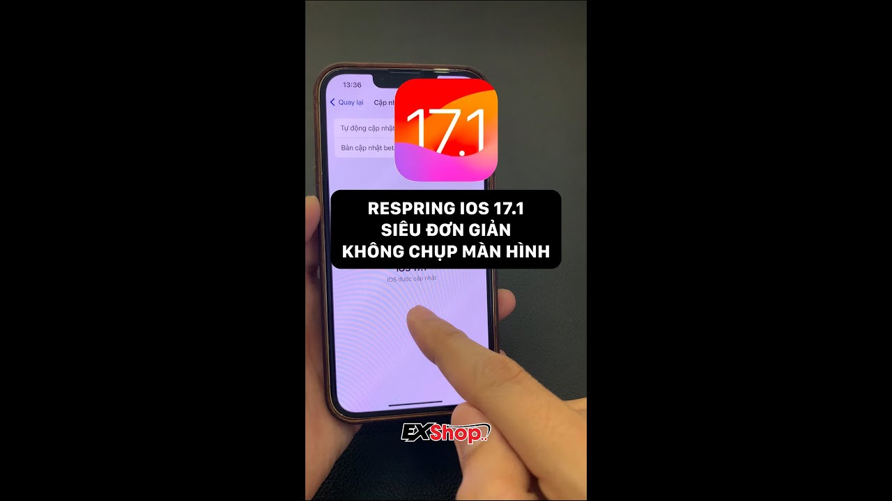 Cách Respring iOS 16 - iOS 17.1 siêu đơn giản. KHÔNG CẦN CHỤP MÀN HÌNH. - YouTube