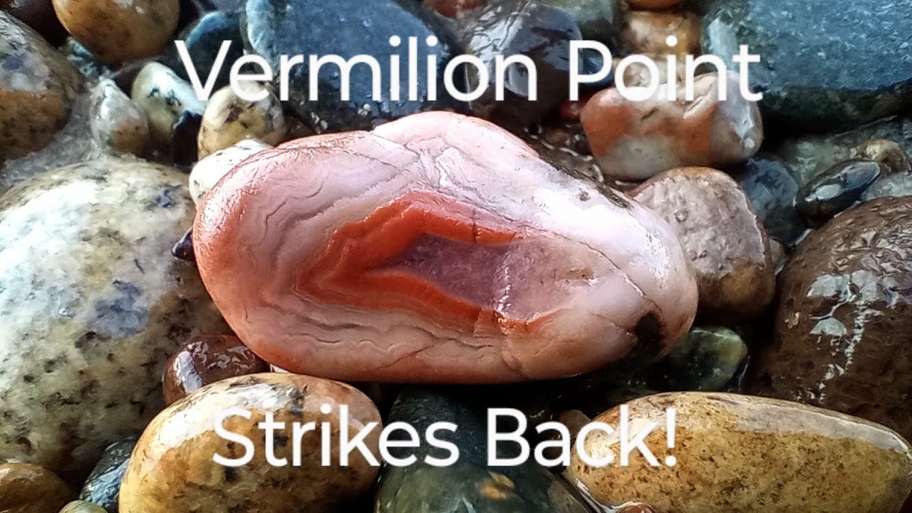 Vermillion Point Strikes Back! (A beautiful amethyst agate and many ...