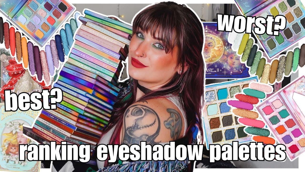 ranking all of my ODEN'S EYE palettes! - YouTube