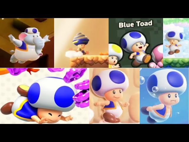 Mario Blue Toad